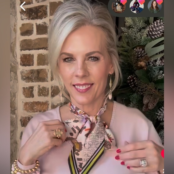 CAbi | Accessories | Nwt Cabi 4594 Jadore Silk Scarf | Poshmark